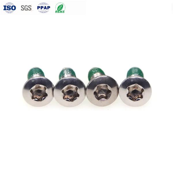 Quality Custom M2 X 8 Carbon Steel Screw Nickel Plated Torx Slot Countersunk Screw for sale