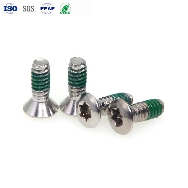 Quality Custom M2 X 8 Carbon Steel Screw Nickel Plated Torx Slot Countersunk Screw for sale