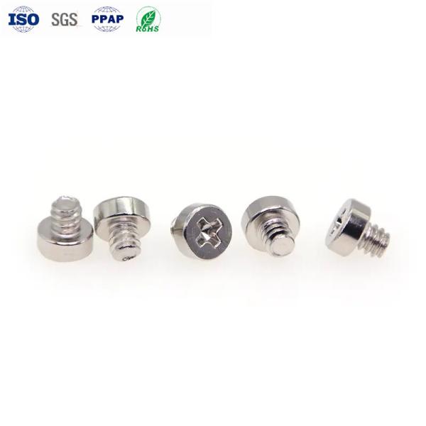 Quality M0.8 Small Mini Torx Screws Carbon Steel Nickel Plated Cross Cylindrical Head Screw for sale