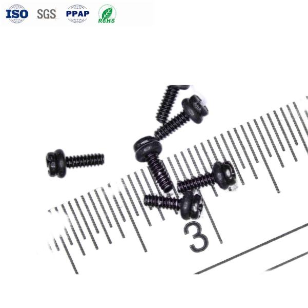 Quality M1.0 Micro Screws Slotted Pan Head Rubber Ring Sealing Screws With Rubber Ring for sale