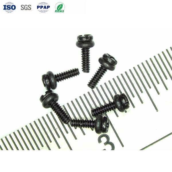 Quality M1.0 Micro Screws Slotted Pan Head Rubber Ring Sealing Screws With Rubber Ring for sale