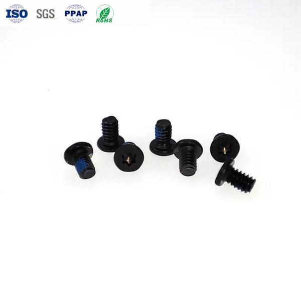 Quality M1 * 2 Micro Small Screw Black Zinc Nickel Alloy Small Torx Screws Flat Head for sale