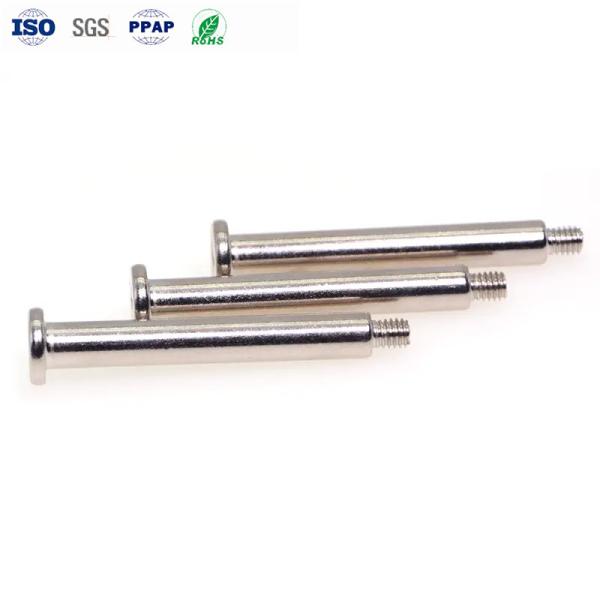 Quality M4 Shoulder Long Bolt Stainless Steel Cross Groove Flat Head Bolt Custom for sale