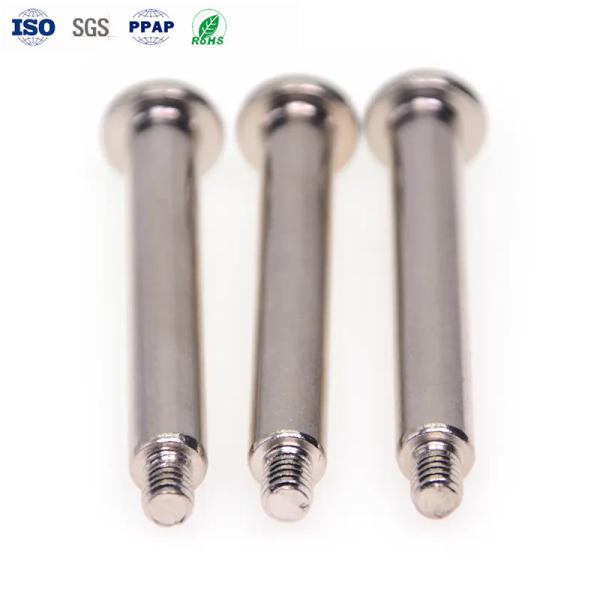 Quality M4 Shoulder Long Bolt Stainless Steel Cross Groove Flat Head Bolt Custom for sale