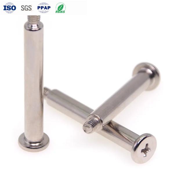 Quality M4 Shoulder Long Bolt Stainless Steel Cross Groove Flat Head Bolt Custom for sale