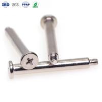 Quality M4 Shoulder Long Bolt Stainless Steel Cross Groove Flat Head Bolt Custom for sale