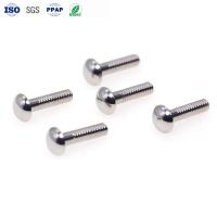 Quality M4 Mirror Screw Stainless Steel Decorative Screws Mushroom Head Slotless Machine for sale