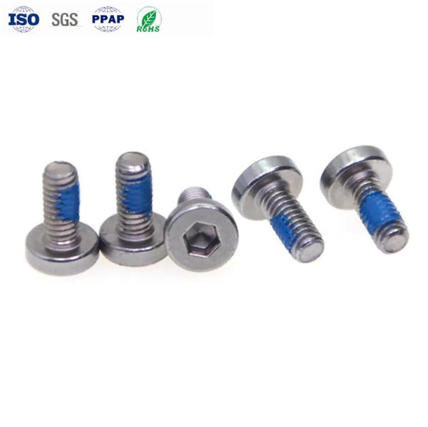 Quality M4 Automobile Fasteners Anti Loosening Stainless Steel Hex Bolt Short Cylindrica for sale