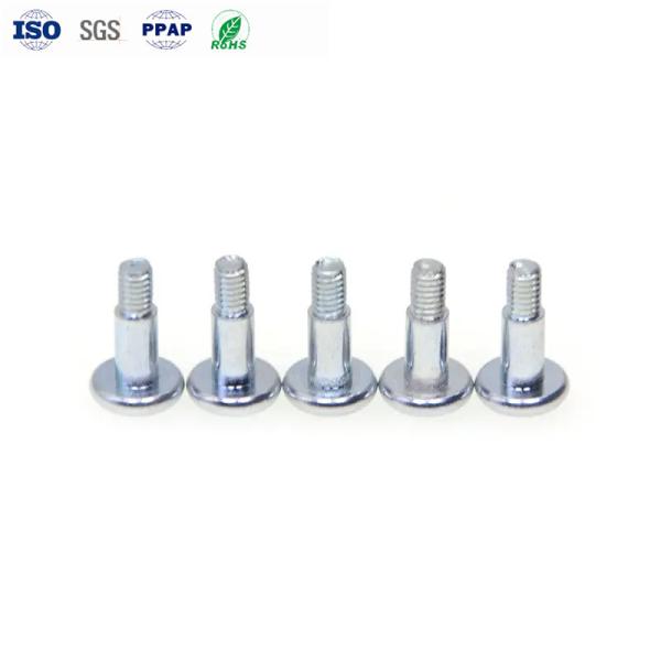 Quality Custom Shoulder Screw M4*15 Carbon Steel Blue Zinc Plum Blossom Groove Pan Head for sale