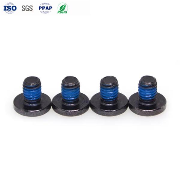 Quality M0.8 M1.0 Micro Screws Carbon Steel Black Nickel Cross Micro Fasteners Circuit for sale