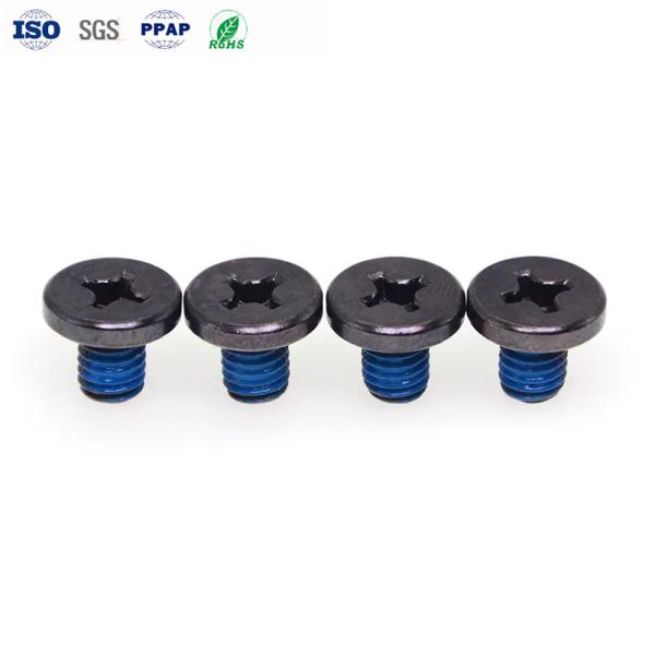Quality M0.8 M1.0 Micro Screws Carbon Steel Black Nickel Cross Micro Fasteners Circuit for sale