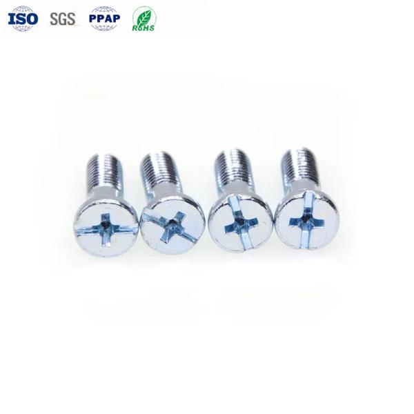 Quality M3 X 12 Knurled Head Thumb Screw Non Slip Limit Screws Cross Slotted Flat Head Pin for sale