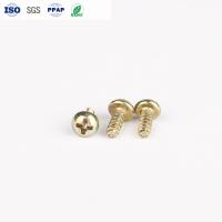 Quality Golden Decorative Screws Carbon Steel Small Self Tapping Screws Disc Head For for sale