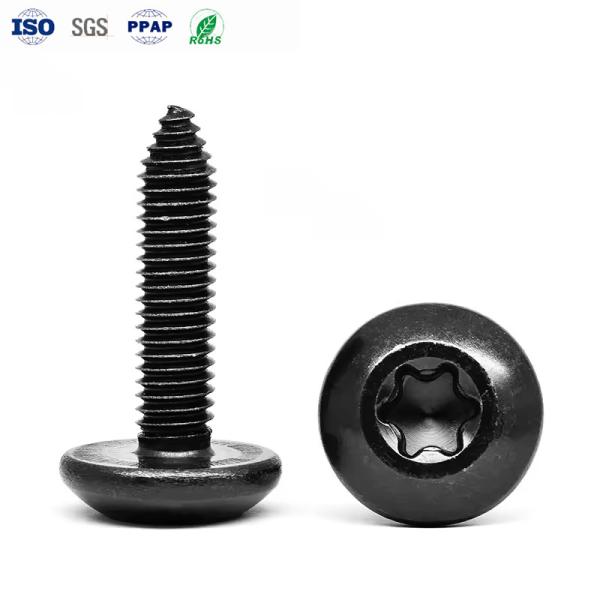 Quality C1022A Carbon Steel Screws Galvanized Black Zinc Plated Bolts Automobile Fasteners OEM for sale