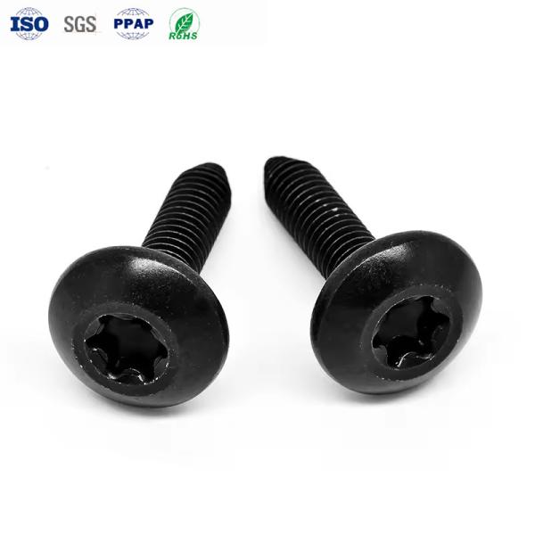 Quality C1022A Carbon Steel Screws Galvanized Black Zinc Plated Bolts Automobile for sale