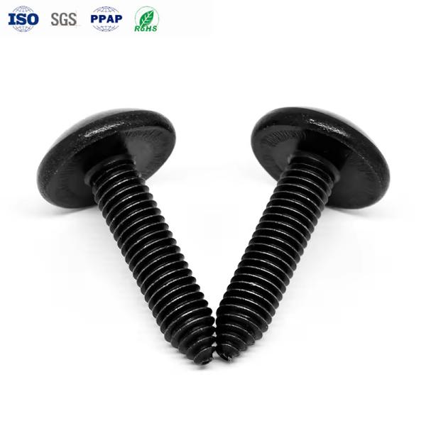 Quality C1022A Carbon Steel Screws Galvanized Black Zinc Plated Bolts Automobile for sale