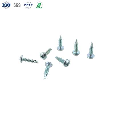 Cina OEM Acciaio al carbonio Galvanizzato Croce Testa Disco Foratura Coda Velo A Custom Fasteners in vendita