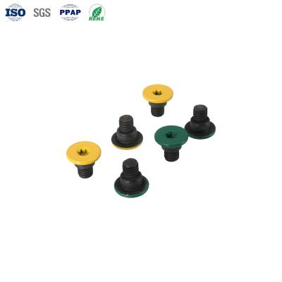 China Ferramentas de aço galvanizado de carbono, tomada hexalobular interna, parafusos de cabeça plana com revestimento personalizado for sale