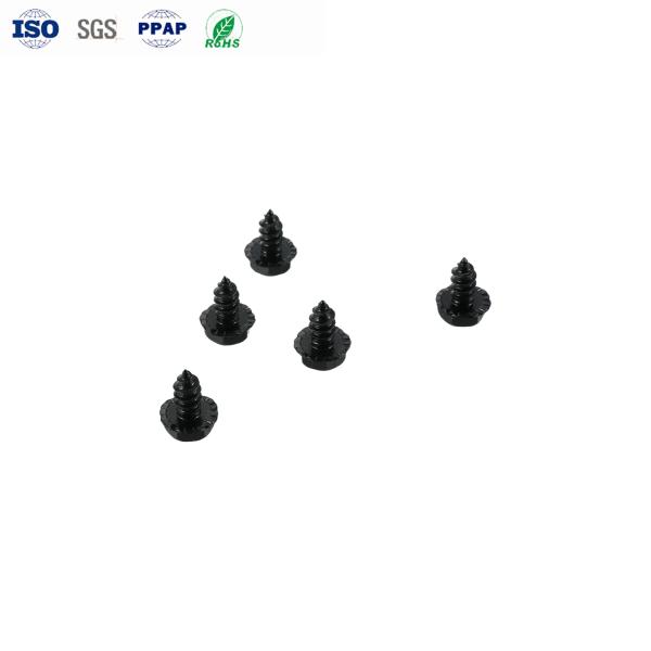Quality Self Tapping Drywall Screws Hexagon Flange Head With Anti-Slip Teeth Pointed for sale