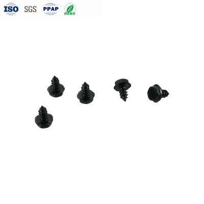 China Self Tapping Drywall Screws Hexagon Flange Head With Anti-Slip Teeth Pointed Tail for sale