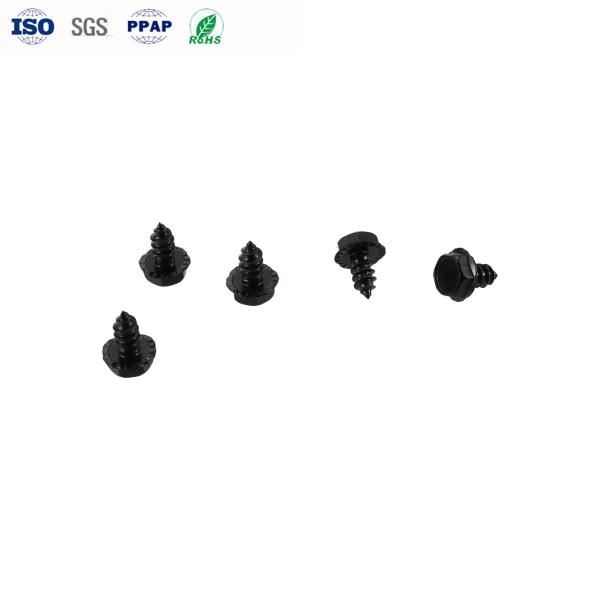 Quality Self Tapping Drywall Screws Hexagon Flange Head With Anti-Slip Teeth Pointed for sale
