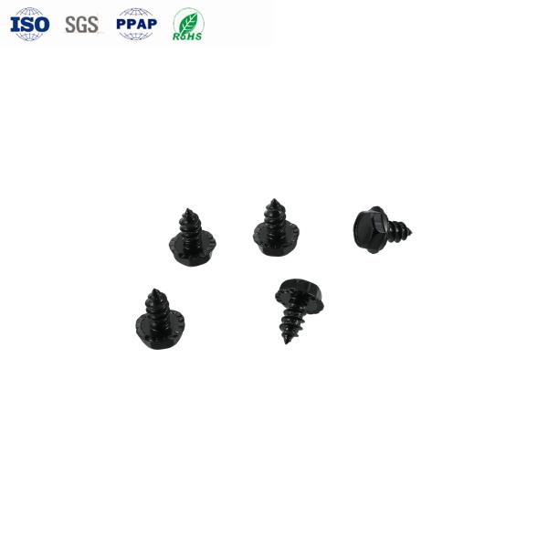 Quality Self Tapping Drywall Screws Hexagon Flange Head With Anti-Slip Teeth Pointed for sale