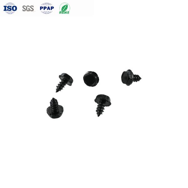 Quality Self Tapping Drywall Screws Hexagon Flange Head With Anti-Slip Teeth Pointed for sale