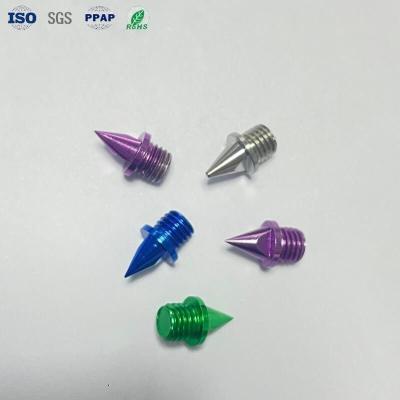 China Dacromet Surface Treatment Standard Carbon Steel Aluminum Alloy Track Spikes For Track And Field Sprinting Cross Country for sale