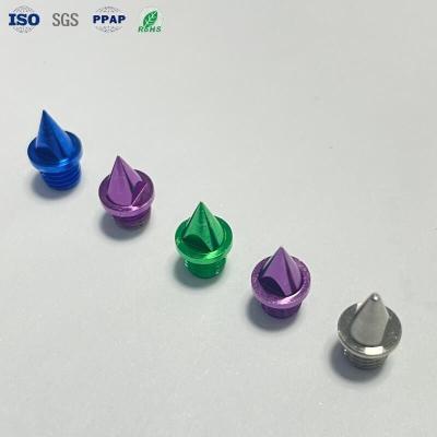 China Dacromet Surface Treatment Standard Carbon Steel Aluminum Alloy Track Spikes For Track And Field Sprinting Cross Country for sale