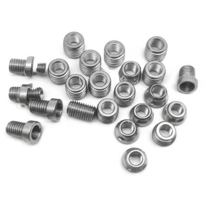 中国 M2 M3 M4 M5 M6 M8 4#-40 6#-32 8#-32 10#24 10#-32 1/4-20unc 円筒製 ステンレス鋼 挿入ナッツ CNC回転部品 販売のため