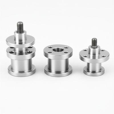 China Custom CNC Turning Parts Aluminum Alloy Couplings ±0.01mm Tolerance for sale