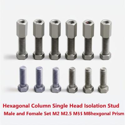 China Hexagonal Isolation Stud Set M2-M8 with ±0.01mm Tolerance for sale