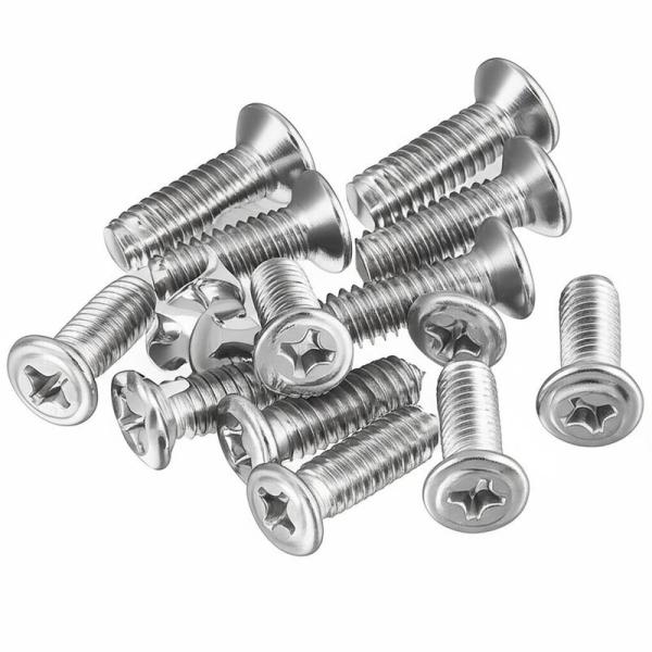 Quality M0.8-M4 Stainless Steel 304 Micro Screws Cross Slot Flat Head for sale