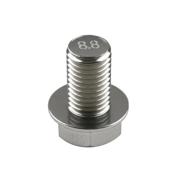 Quality M8 Hex Flange Bolt SCM435 Steel 8.8-12.9 Grade Zinc Nickel Finish for sale