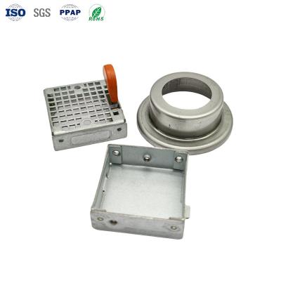 China Customizable Sizes Bracket Stamping with 100% Inspection Before Delivery and Ra: 3.2-0.1 Surface Roughness for Decorative Metal Fence Panels for sale