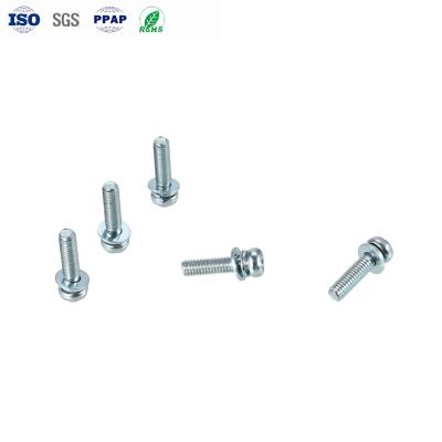 Cina Valuta in base alle tue esigenze. Viti combinate a testa tonda Torx Pan con rondelle piane e rondelle elastiche in vendita