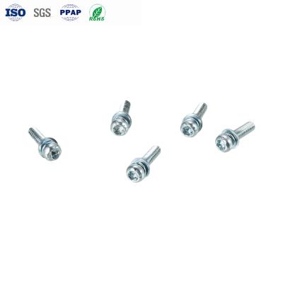 Cina Valuta in base alle tue esigenze. Viti combinate a testa tonda Torx Pan con rondelle piane e rondelle elastiche in vendita