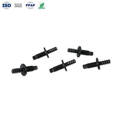 China Premium Black Double-Headed Self-Tapping Screws with Customizable Dimensions for Versatile Applications for sale