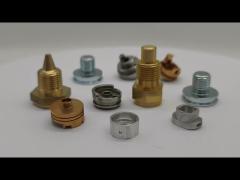 Peças de alumínio CNC de precisão ODM Peças de usinagem CNC Liner com ouro anodizado