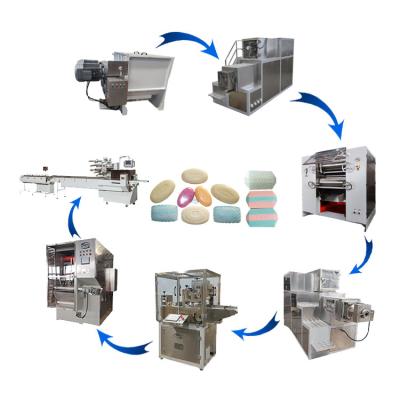Cina 100-200 kg/h Linea di produzione di macchine per il sapone da biancheria in vendita