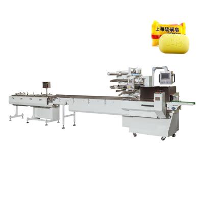 China Stretch Film Round Soap Wrapping Machine For Quick Easy Laundry Soap Packaging for sale