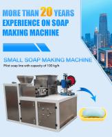 China 100-200kg/H Small Scale Soap Making Machine With 150mm Plodder Diameter for sale