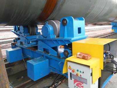 China Movable Welding Turning Rolls For Tank , Fit Up Growing Line, Presssure Vessel Welding Rotator for sale