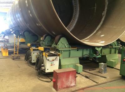 China Hydraulic Driven Fit Up Rotator Tank Turning Rolls With PU Wheel for sale