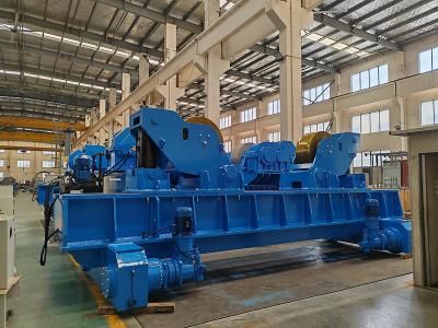 China Staalrol motoriseerde reis 800T Lasrolbed voor offshore windtoren Dia tot 12m Te koop