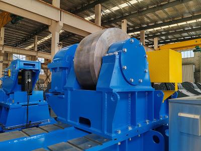 China Staalrol motoriseerde reis 800T Lasrolbed voor offshore windtoren Dia tot 12m Te koop