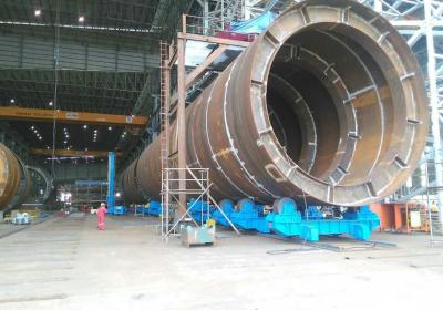 China Heavy Duty Welding Turning Roll Conventional Welding Rotator With Steel Roller for sale