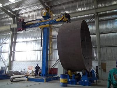 Cina Linea di produzione della torre del vento asta della colonna e stazione automatica della saldatura del rotatore in vendita