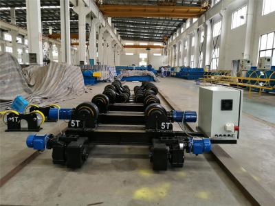 Cina L'unità di elaborazione di saldatura motorizzata del rotatore del tubo di viaggio 5T spinge il rullo di giro convenzionale del carro armato in vendita