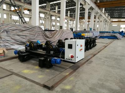 Cina L'unità di elaborazione di saldatura motorizzata del rotatore del tubo di viaggio 5T spinge il rullo di giro convenzionale del carro armato in vendita